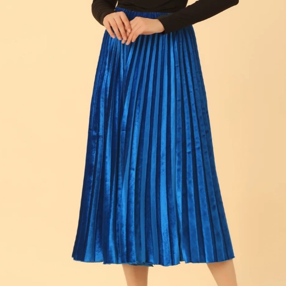 Allegra K | Skirts | Nwt Large Allegra K Womens Metallic Shiny ...